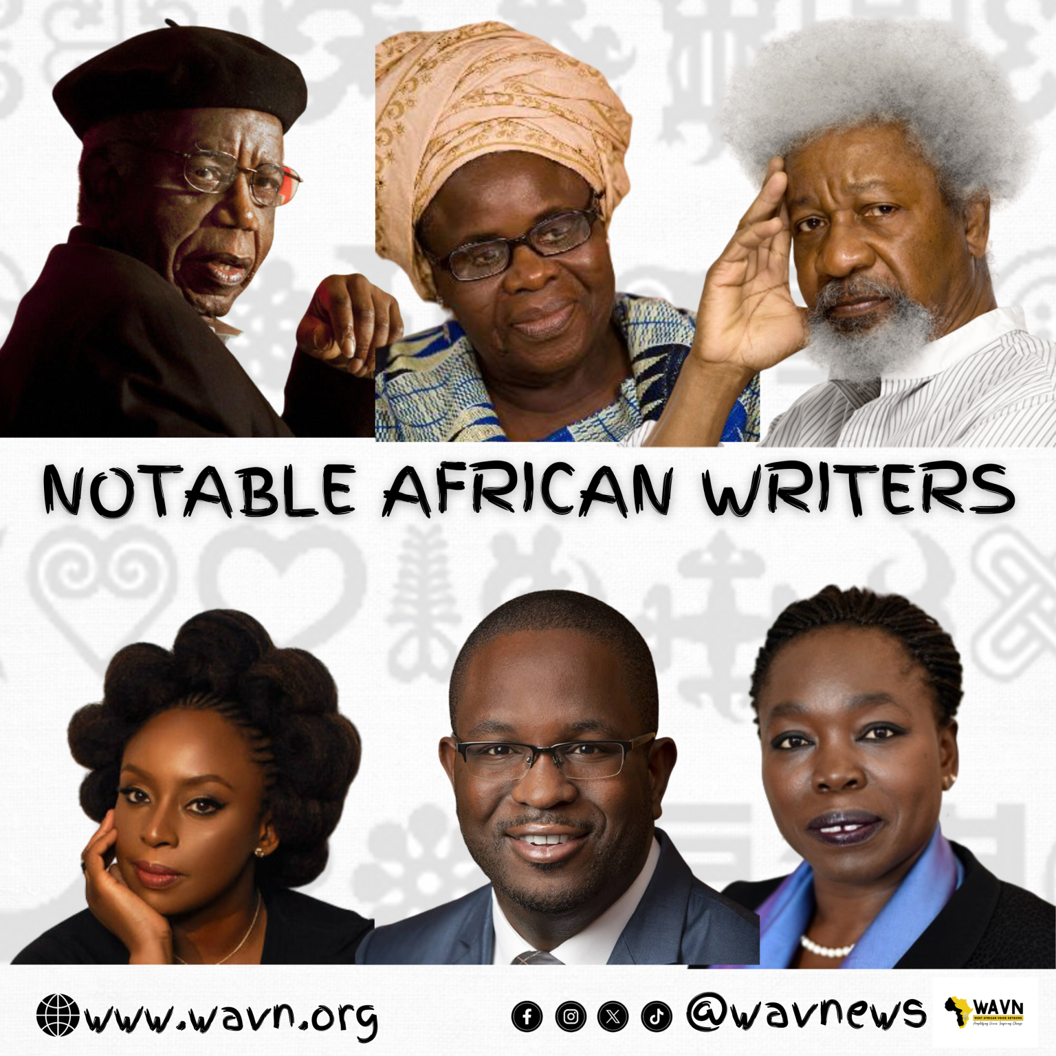 ROOTS AND RHYTHMS: Spot Light On Notable African Writers - West African ...